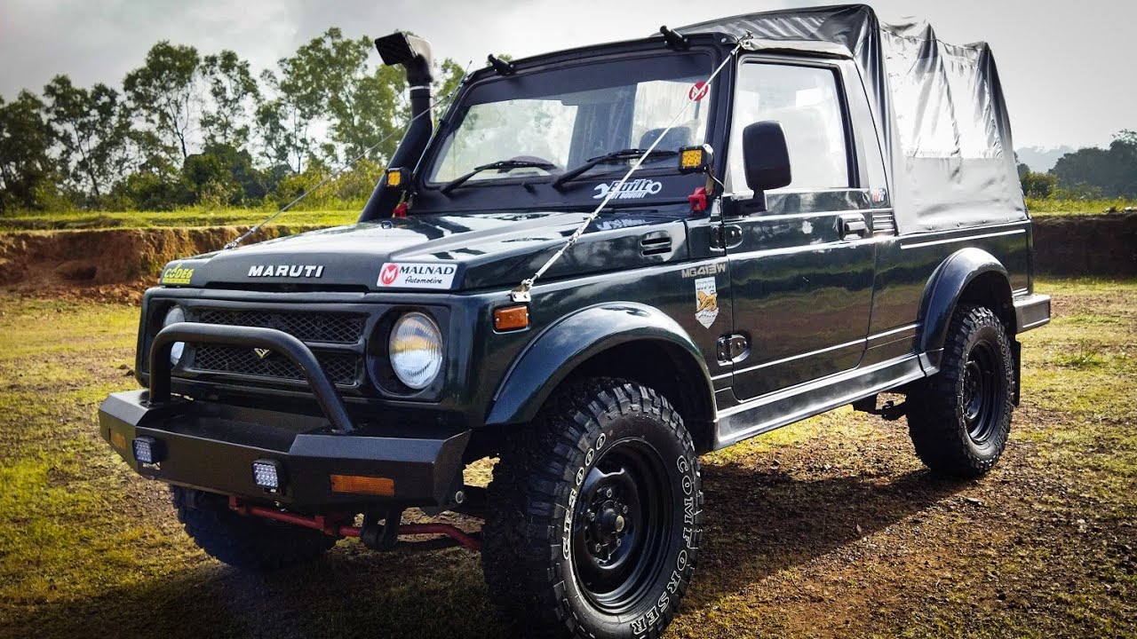 Maruti gypsy restoration in Dark forest green colour | Gypsy 4x4 - YouTube