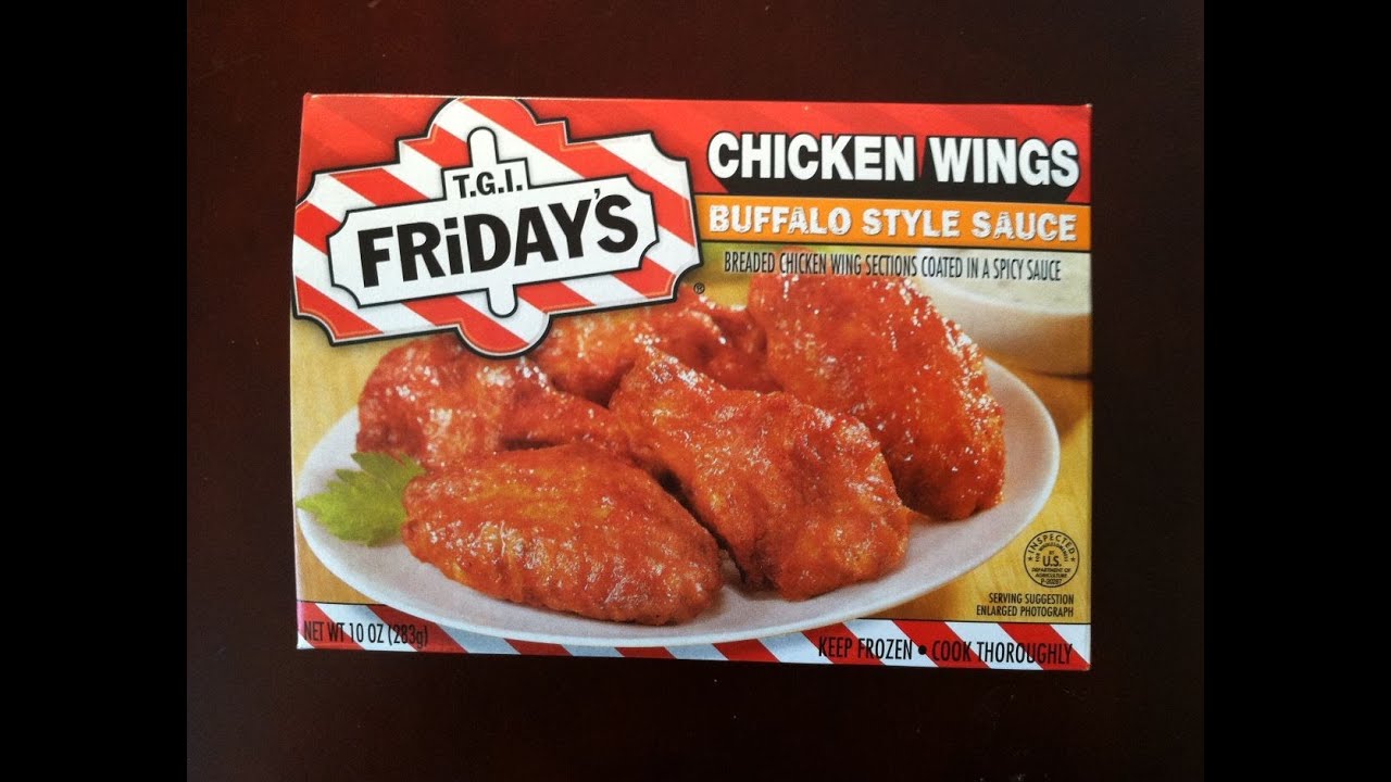 TGI Friday's Buffalo Style Chicken Wings Review - YouTube