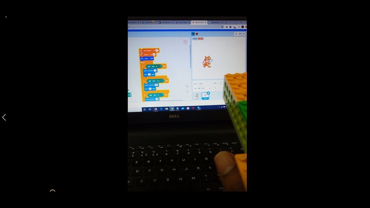 Shooting game with Lego Wedo and Scratch - YouTube