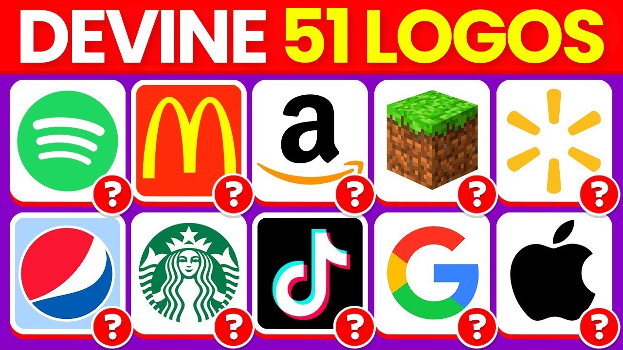Devine le LOGO en 5 SECONDES | 51 Logos Célèbres | Quiz Logos 2024 ...