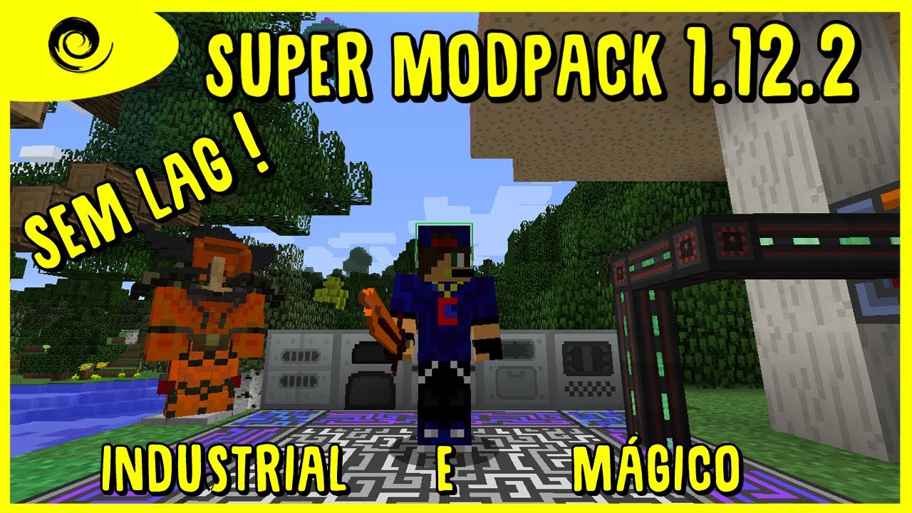 Super Modpack 1.12.2 Industrial e mágico - SEM LAG (technic e ...