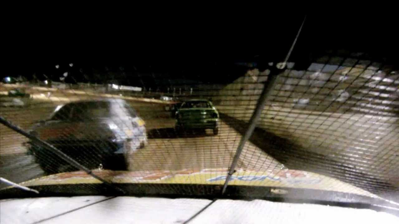 Cory Weishaar In-Car Trail-Way Speedway 6/2/12 Feature - YouTube