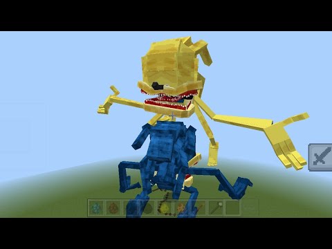 Shin Sonic Tapes Mod in Minecraft PE - YouTube