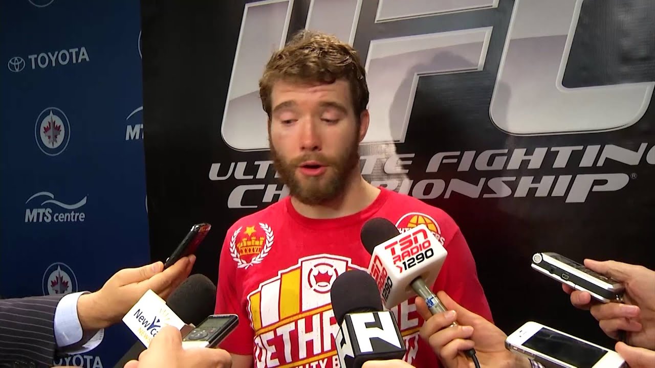 UFC 161: Mitch Clarke - Emotional post fight interview - YouTube