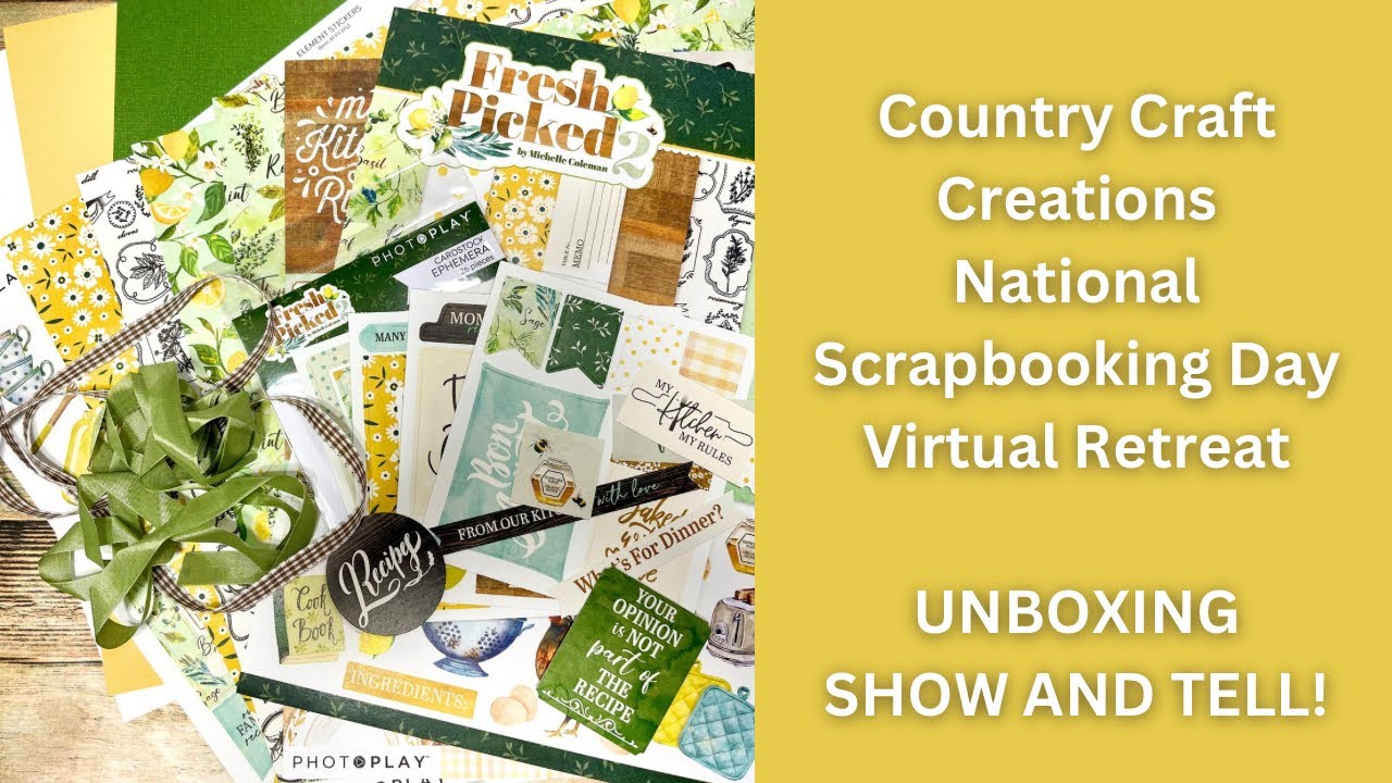 Country Craft Creations National Scrapbooking Day Virtual Retreat ...