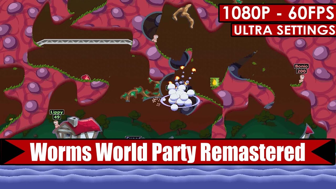 Worms World Party Remastered gameplay PC HD [1080p/60fps] - YouTube