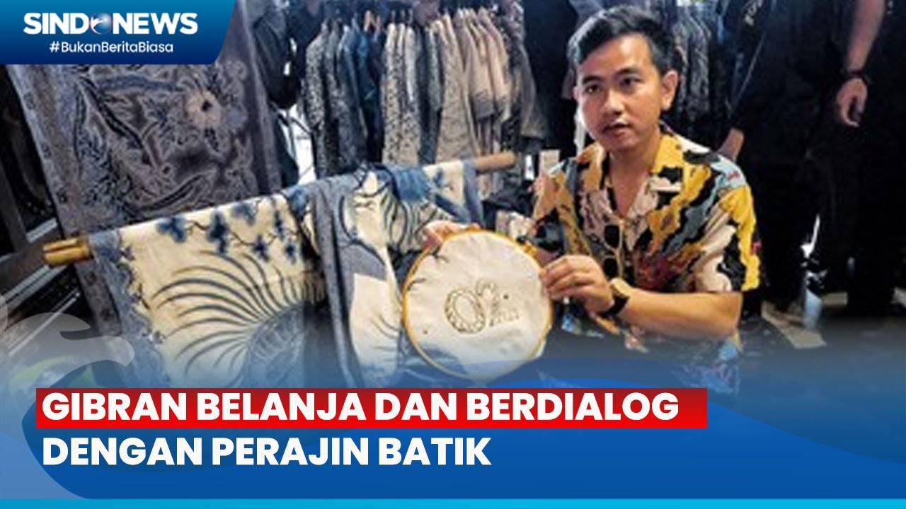 Gibran Rakabuming Raka Kunjungi UMKM Batik di Pekalongan - YouTube