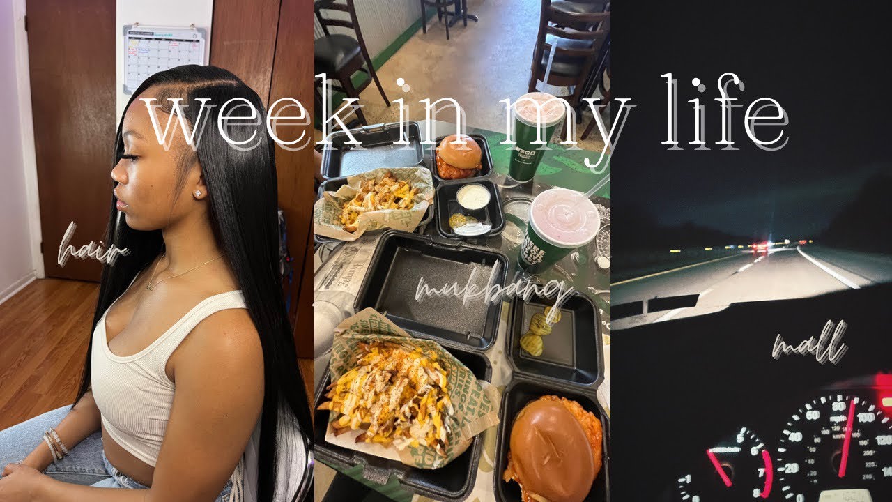 a chaotic week in my life | back to school, quick weave, outfit ...