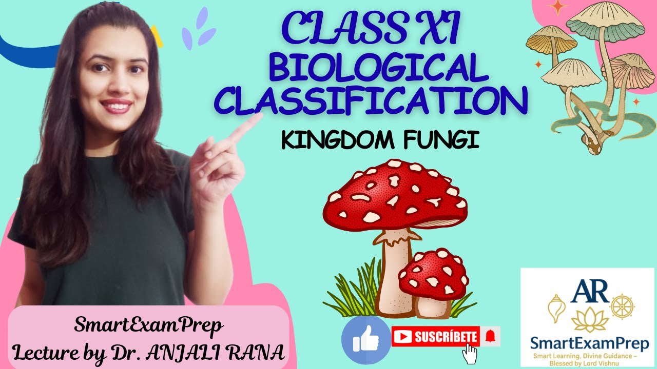 Biological Classification🌱 Part 5 Kingdom Fungi | NCERT Line-to-Line ...