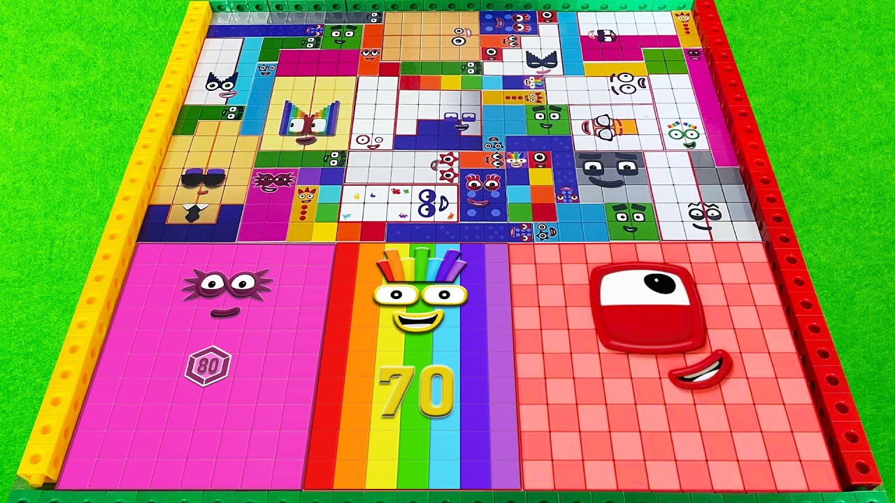 DIY Numberblocks Puzzle 625, Lvl 10 - YouTube