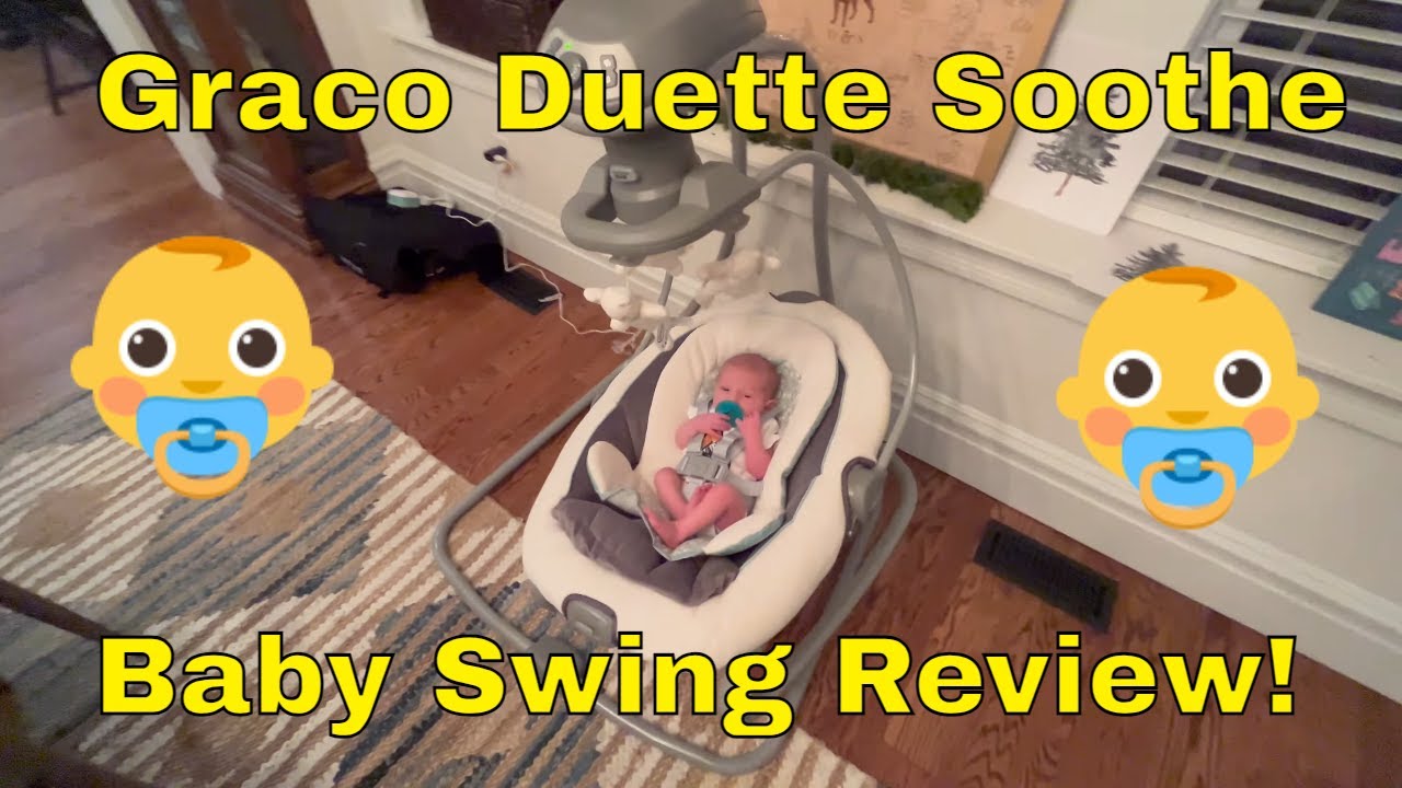 Graco Duette Soothe Baby Swing and Rocker Review! Best Baby Swing 2023 ...