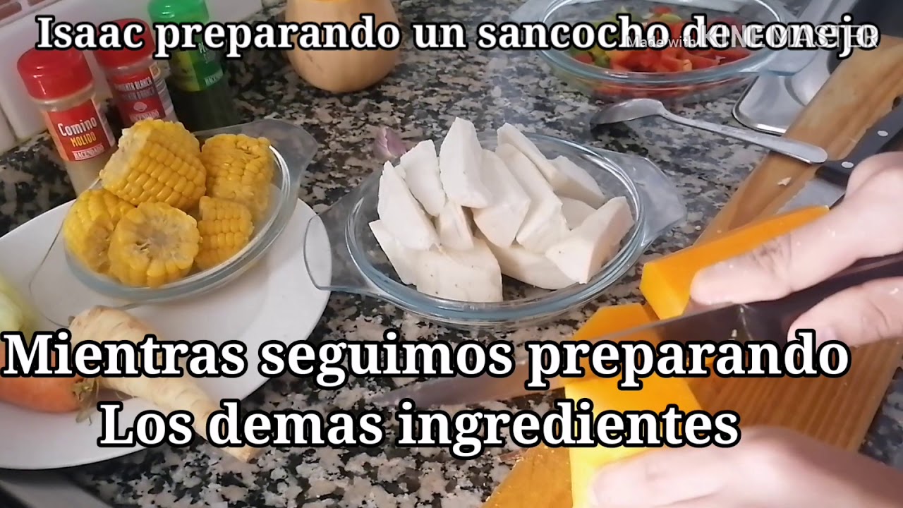 Sancocho de conejo del bro Isaac - YouTube