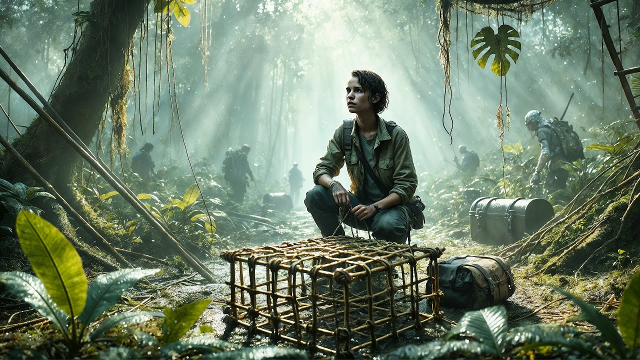 Survival Course Banned All Weapons — Human Slept Safe Behind Rope ...