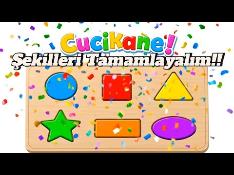 Şekil yerleştirme oyunu çocuklar için/Şekilleri Öğrenelim.