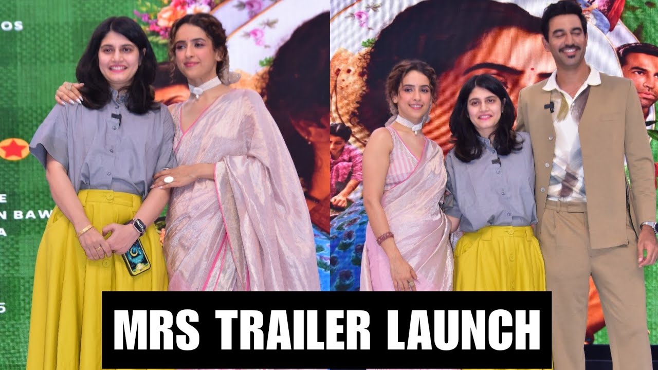 Sanya Malhotra, Nishant Dahiya At The Trailer Launch Of Mrs | Zee 5 ...