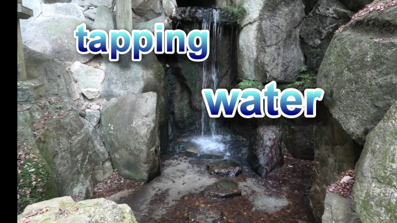 The sound of tapping water 10mins - YouTube