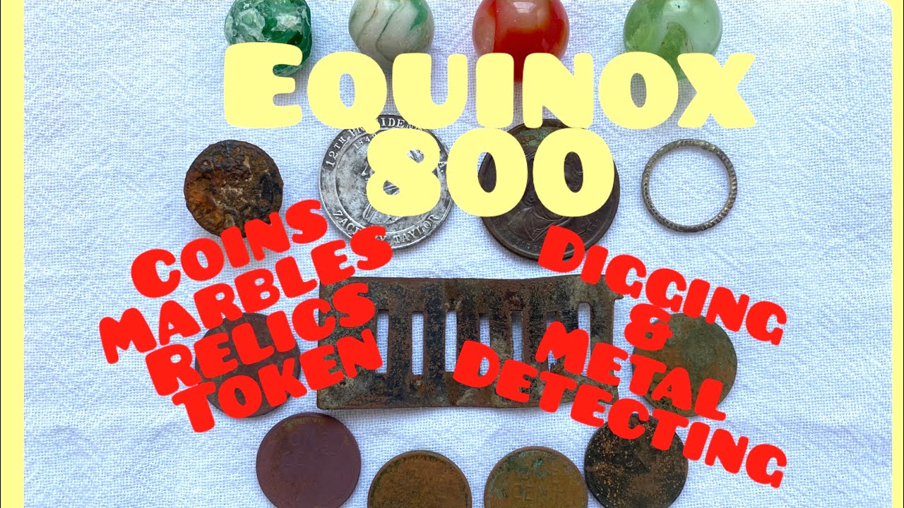 Marble Dig & Equinox 800 Metal Detecting Old Park and School Sites ...