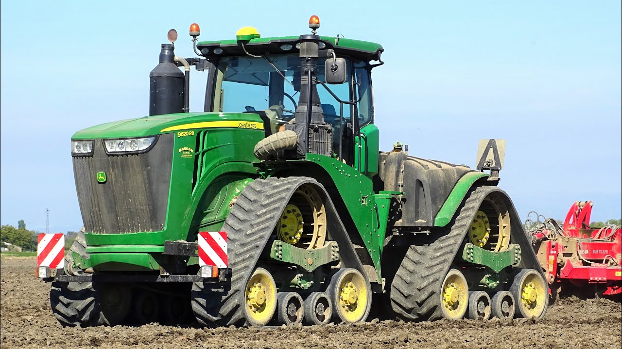John Deere 9620 RX + HE-VA Sub Tiller 11 ancore (6 m) | S.E.S.A - YouTube
