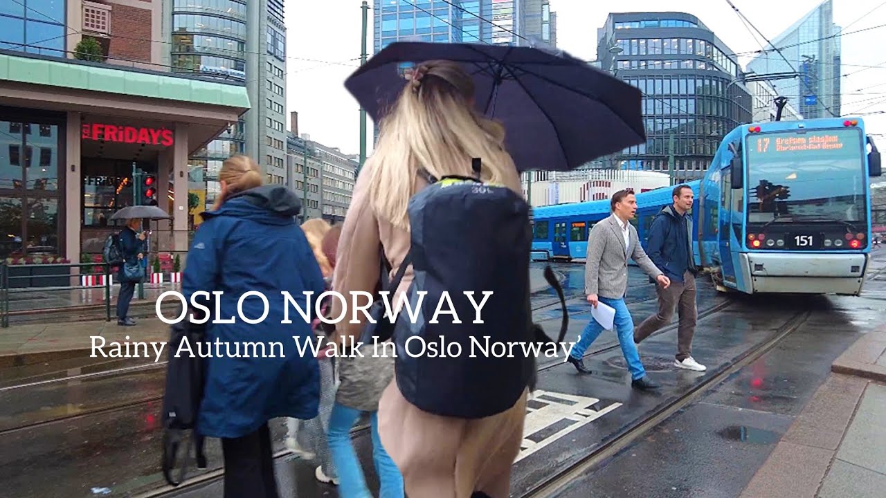 Rainy Autumn Walk In Oslo Norway🇳🇴 Virtual Walking Tour’ 4K/60ftp - YouTube