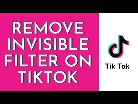 How To Remove Invisible Filter On TikTok (Full Tutorial) - YouTube