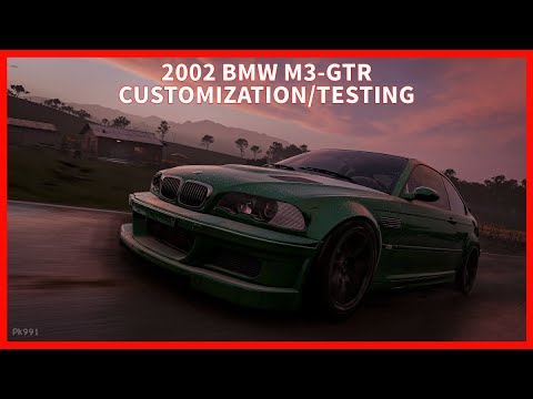 [FH5] 2002 BMW M3-GTR Customization/Testing - YouTube