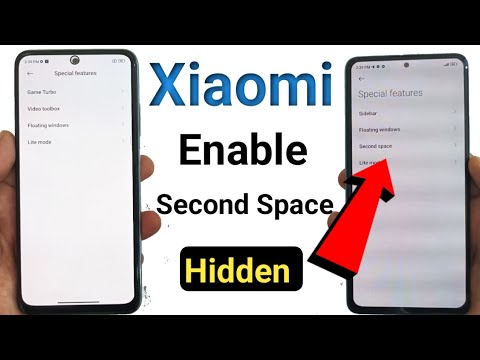 How to enable second space any Xiaomi redmi | second space not showing ...