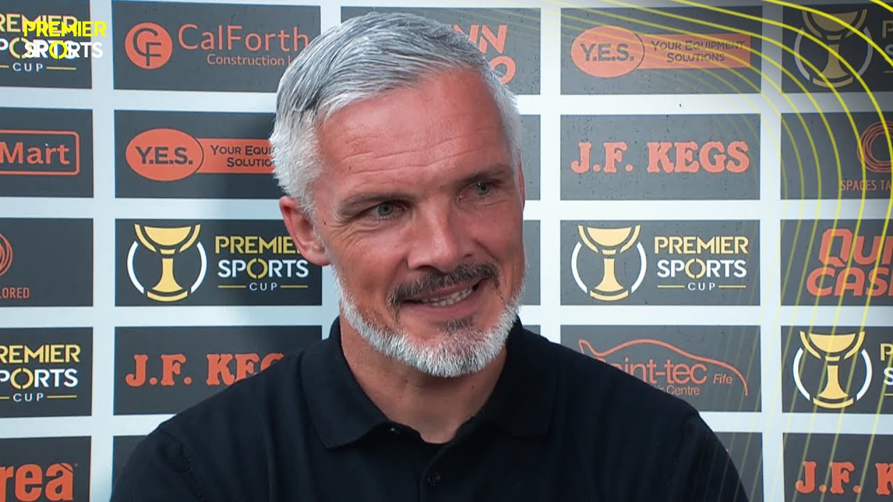 Dundee United manager Jim Goodwin reacts to win over Ayr United and ...
