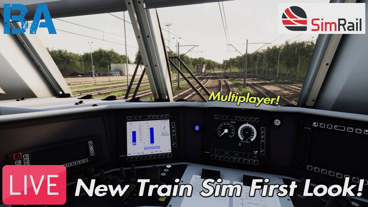 SimRail LIVE - New 'Railway' Simulator FIRST LOOK - YouTube