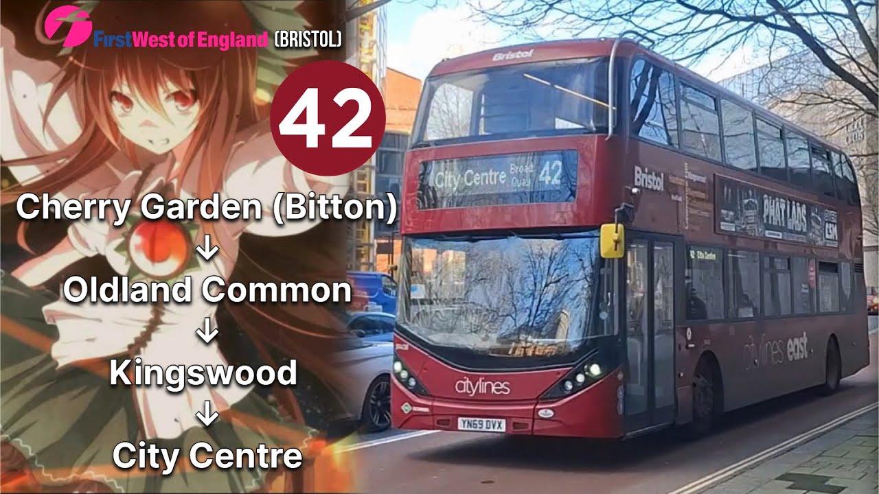 [Full Route Visual 快鏡行車] First Bus Bristol route 42 (to City Centre ...