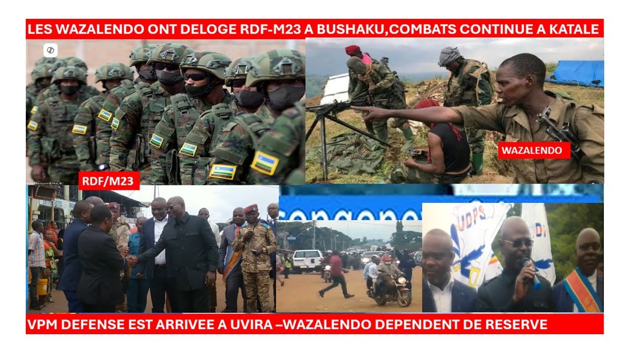 9/4/LES WAZALENDO ONT DELOGE RDF-M23 A BUSHAKU,COMBATS A KATALE,VPM ...