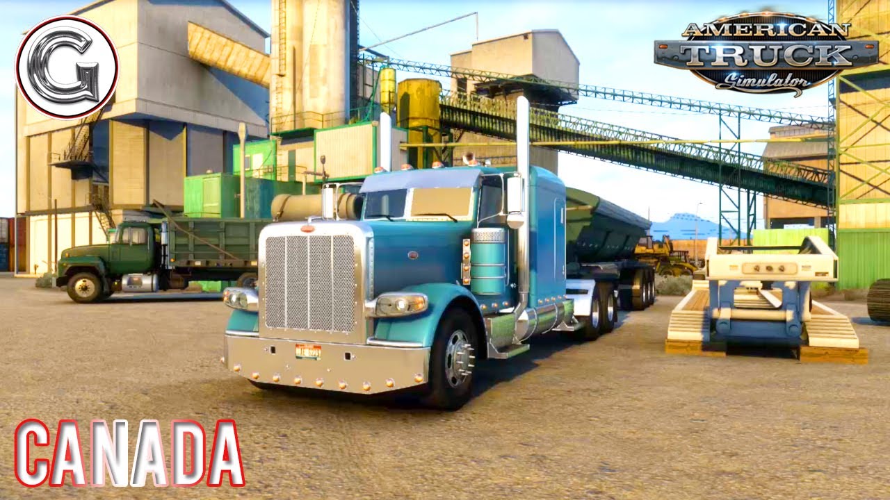 Peterbilt 389 | Movilizando tierra para Kelowna con un trailer volquete ...