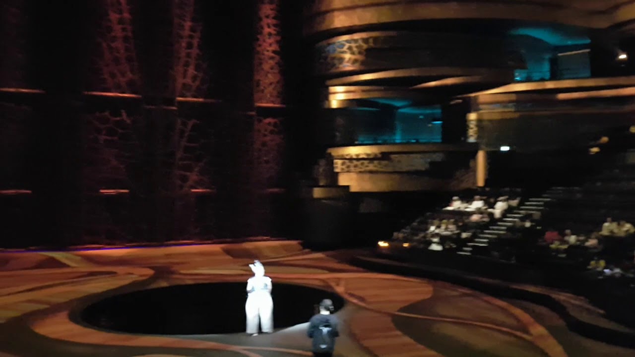 View From Gold Seating - Le Perle Dubai - YouTube