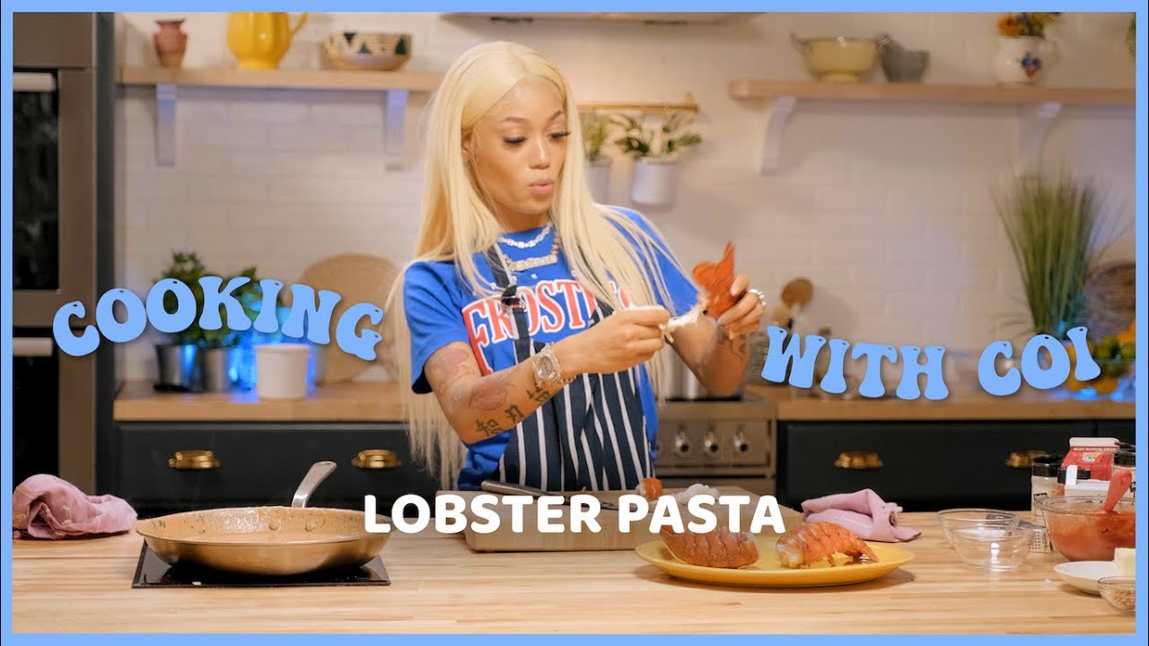 Cooking With Coi Leray - The Ivy Inspired Lobster Pasta - YouTube