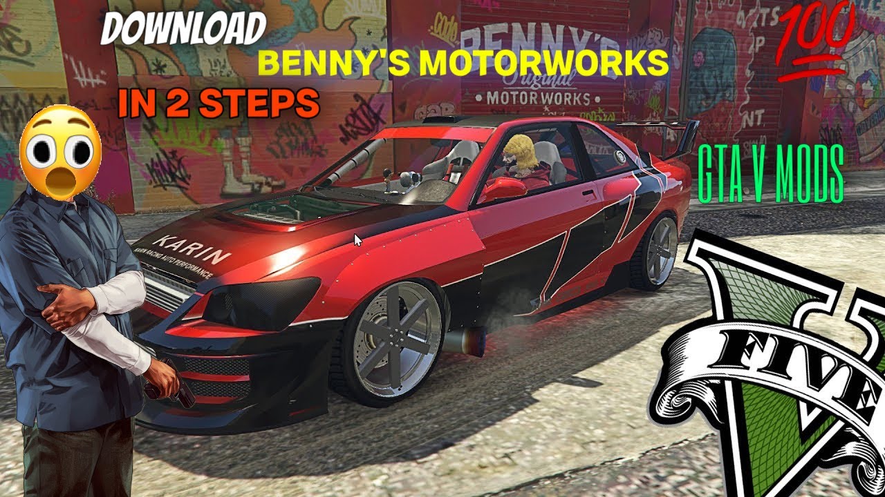 HOW TO ADD BENNY WORK SHOP MOD IN 2 STEPS IN GTA 5 [GTA 5] Hindi 100% ...