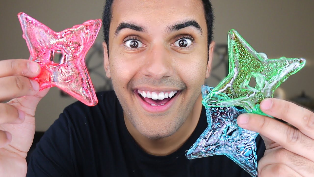 DIY WORLD'S MOST DANGEROUS CANDY!!! NINJA STARS / SHURIKEN!! *INSANLY ...