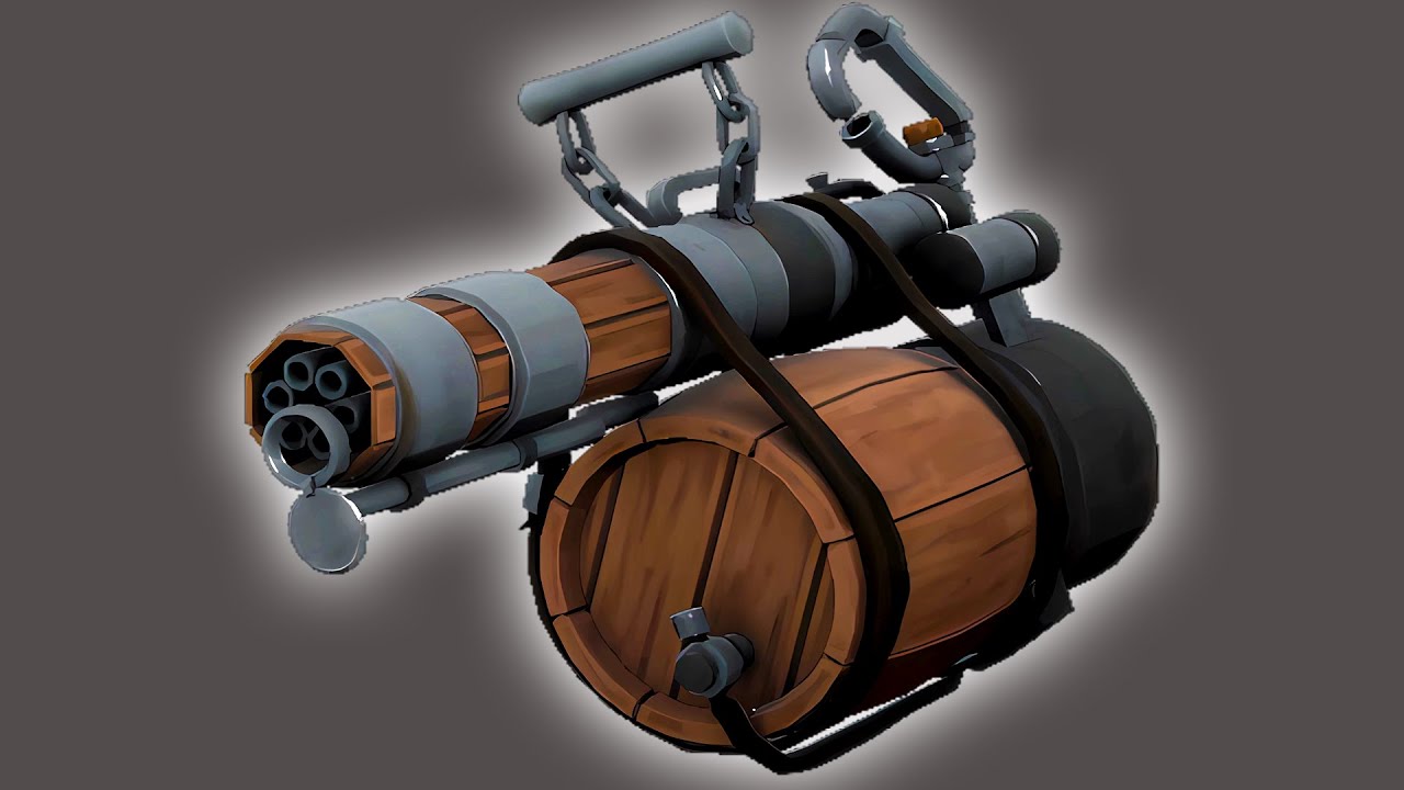 TF2 Heavy Beer Barrel Minigun - YouTube