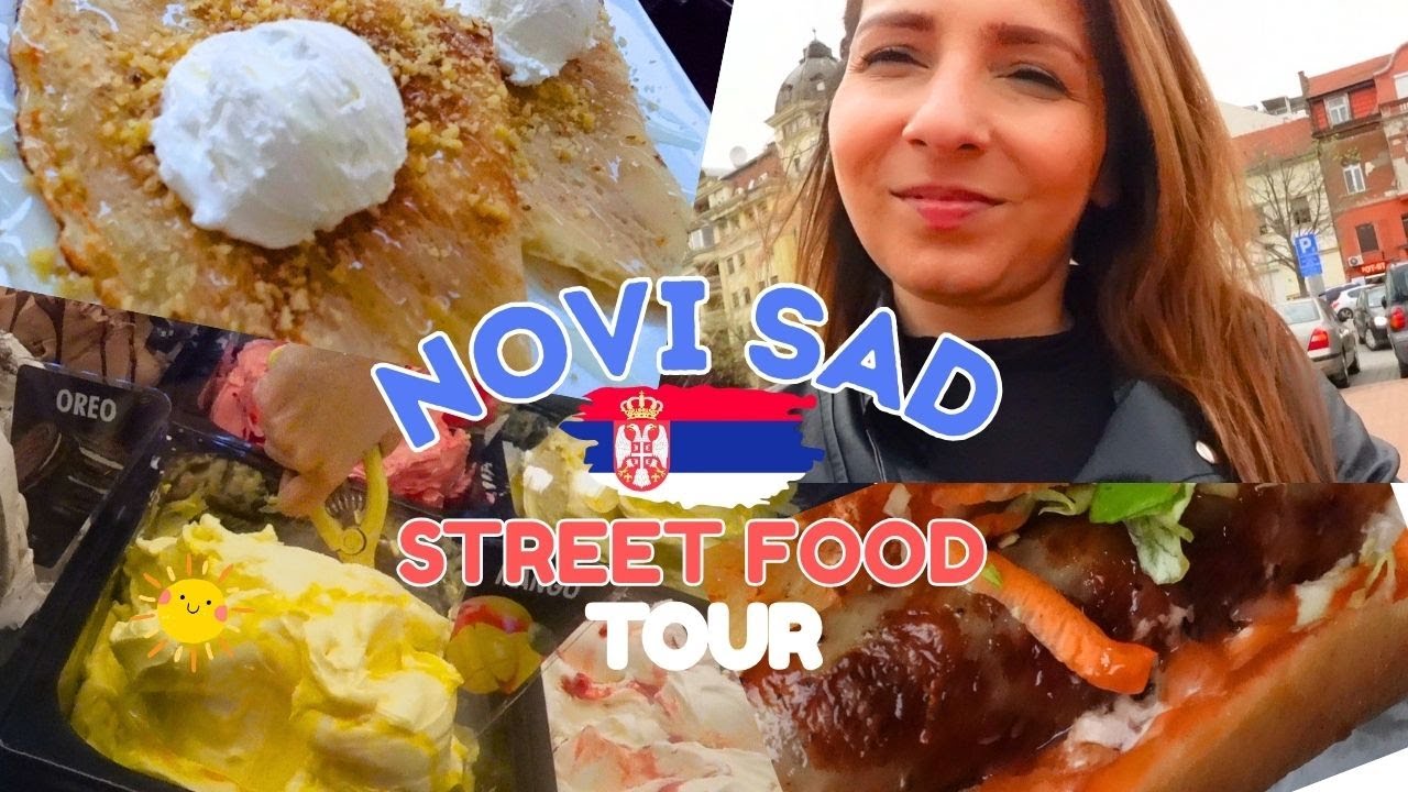 🇷🇸 Novi Sad, Serbia Food Tour | Pljeskavica, Palacinke, Sausage ...