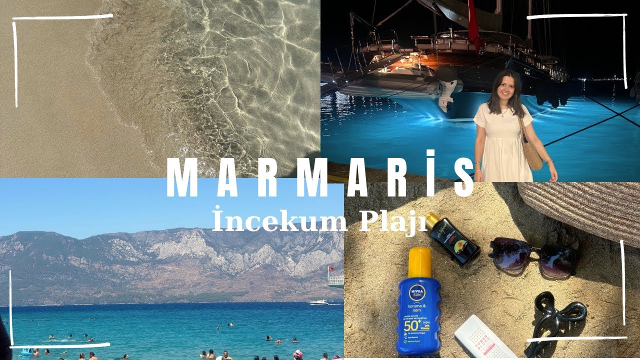 MARMARİS VLOG | İNCEKUM PLAJI 🏖️ - YouTube