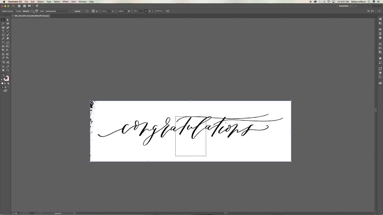 Turning Your Calligraphy, Script or Artwork into a Vector in ...