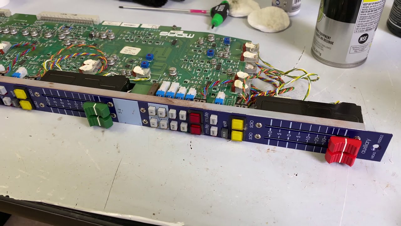 Part 14 | Cleaning Midas Aux Master Modules: Midas Heritage 2000 ...