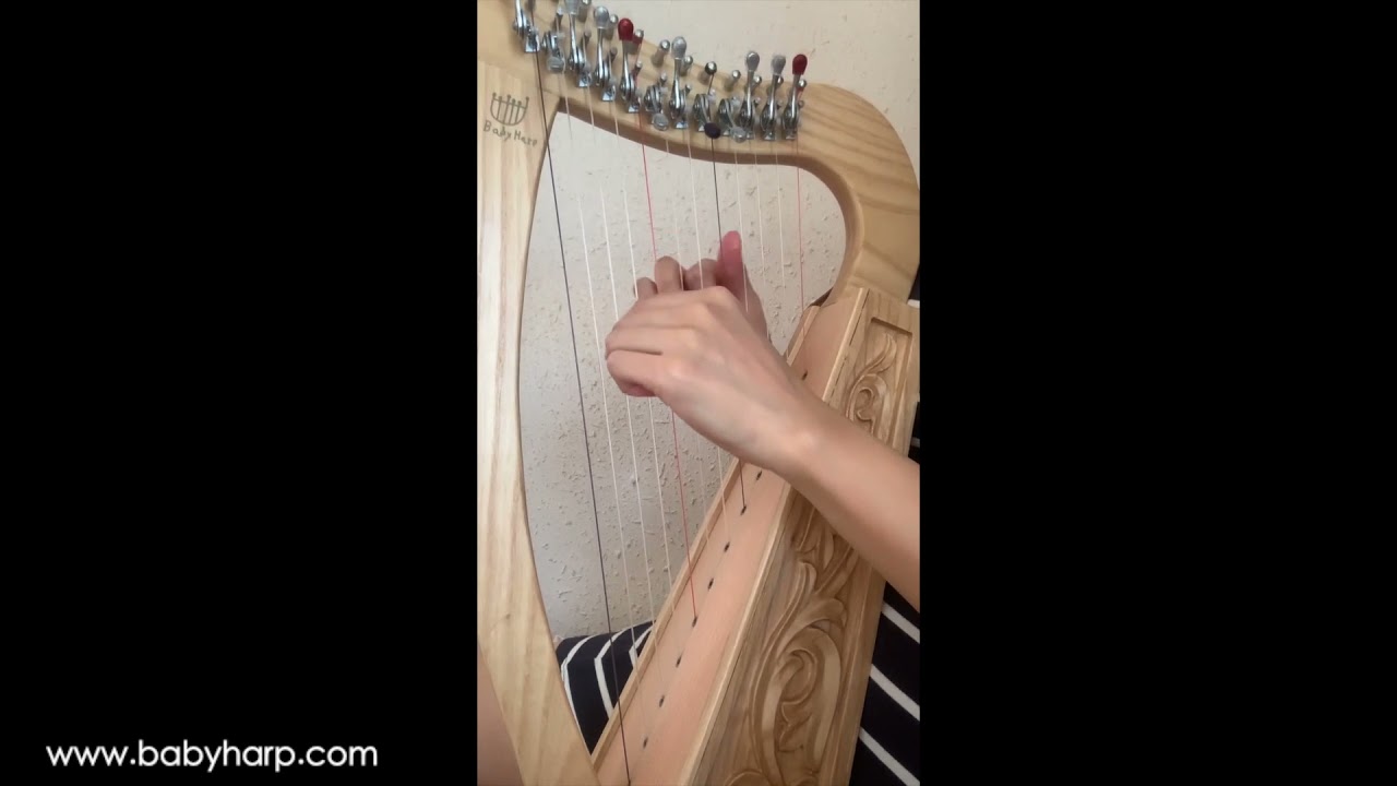 La Marseillaise, Harp Solo, Baby Harp, 12 String Harp, Music Sheet ...