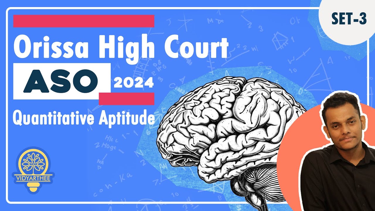 Orissa High Court ASO 2024 | Quantitative Aptitude | Set 3 - YouTube