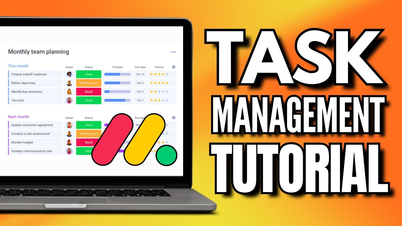 How To Do Task Management In Monday.com (Basic Tutorial) - YouTube
