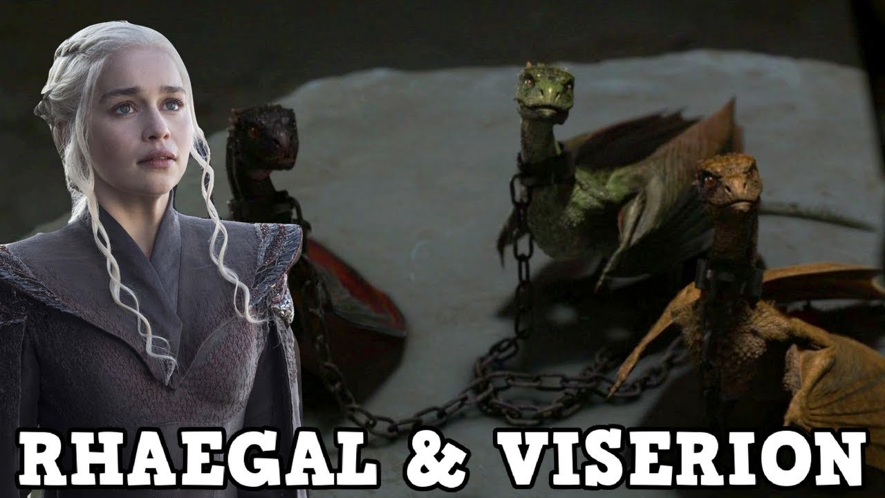 Game of Thrones Season 7 Dragons - Rhaegal and Viserion - YouTube