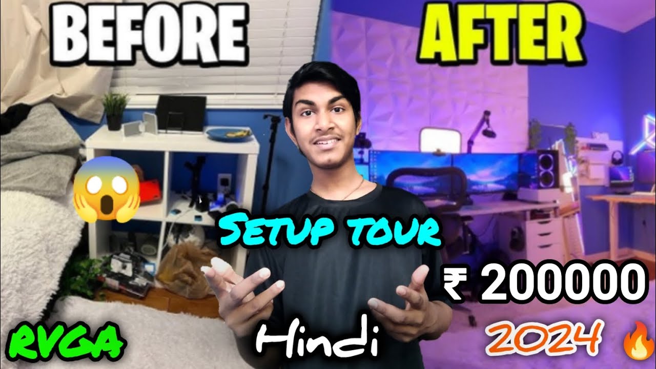 My Setup Tour | ₹ 200000 | RVGA | 2024 | Before v/s After | #viralvideo ...