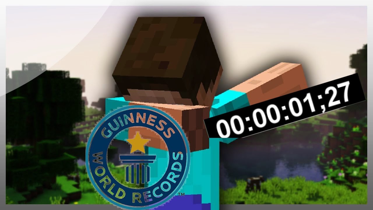 JE BATS UN RECORD DU MONDE MINECRAFT (Fastest Death in Minecraft) - YouTube