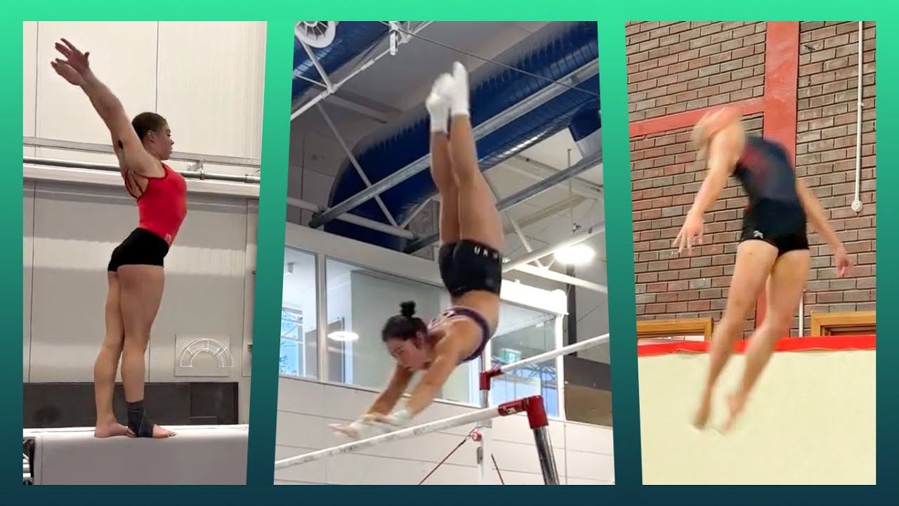 Skye Blakely tumbling, new Yurchenko Double Pike in the works - YouTube
