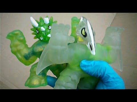 Goo Jit Zu! Round 34! Terrack vs Tritops! Dino X-Ray First Look!
