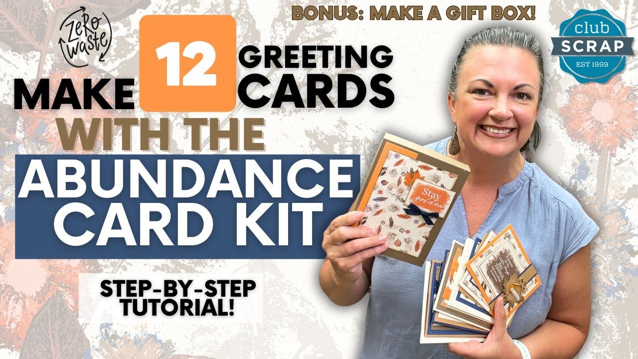 Learn how to make twelve cards and a coordinating gift box with the ...
