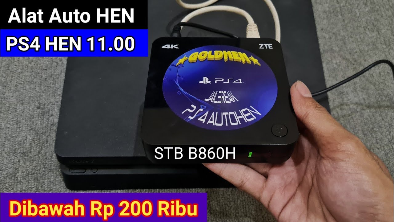 STB Auto HEN PS4 HEN 11.00 - STB B860H - YouTube